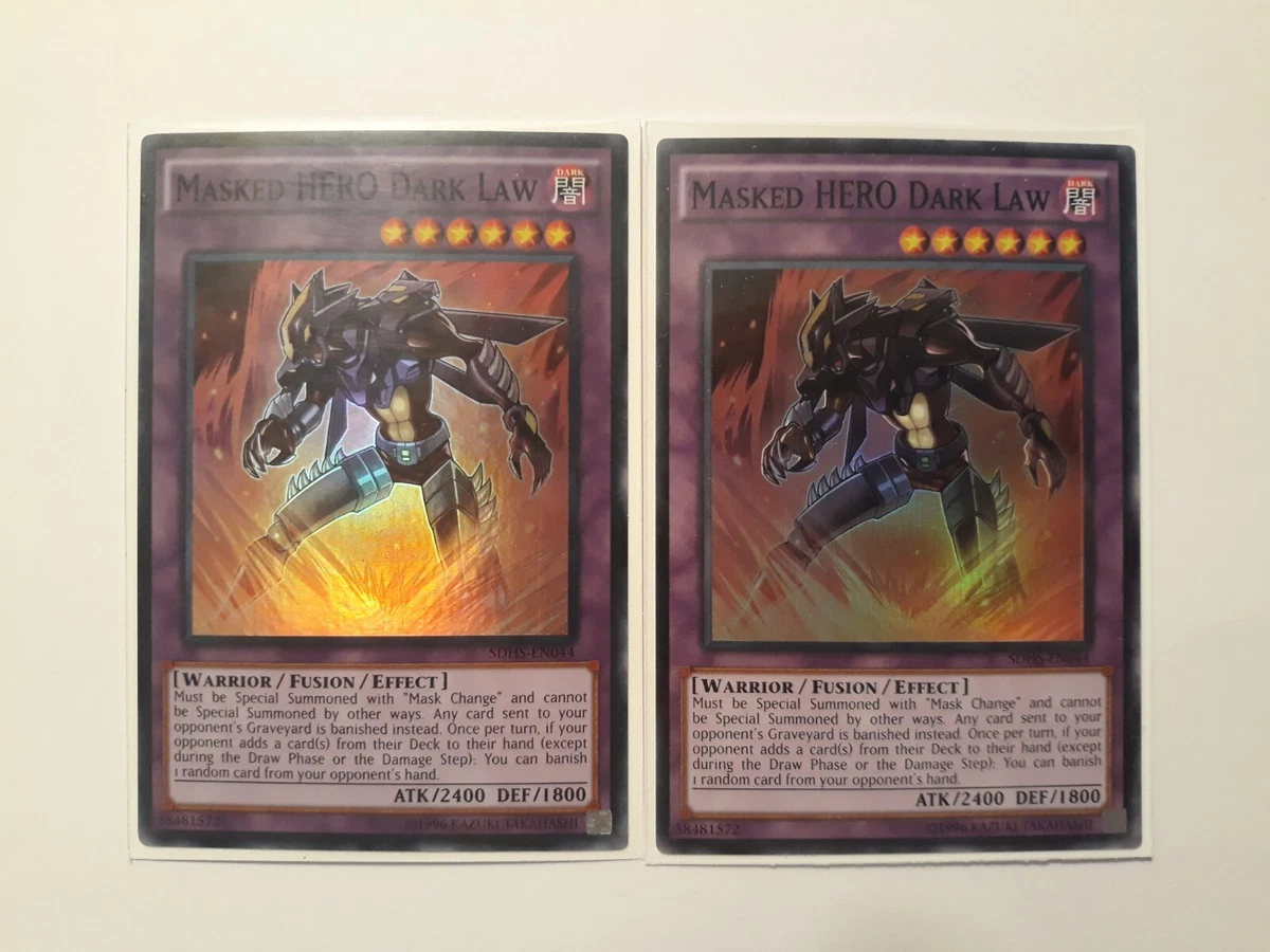 Masked Hero Dark Law Deck