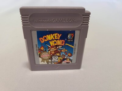 Vintage 1994 Nintendo Game Boy DONKEY KONG CARTRIDGE ONLY Gameboy DMG ...