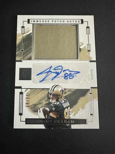 2024 Panini Impeccable Jimmy Graham Patch Auto /99 | eBay