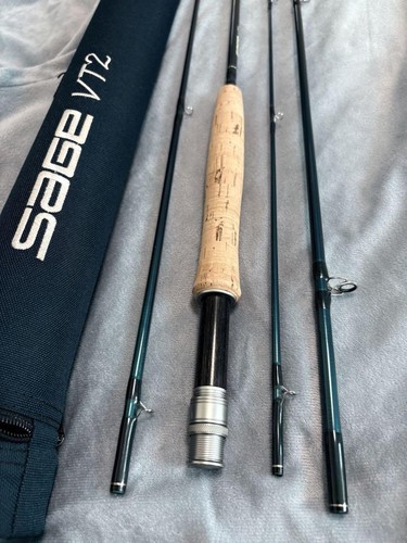 Sage VT2 590-4 #5 9'0”3 1/4oz Fly Rod with Case | eBay