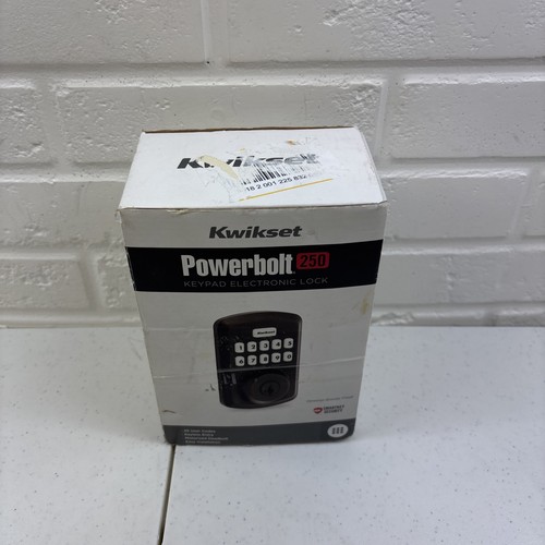 Kwikset 9250TRS-S Powerbolt 250 Transitional Single Cylinder 10-Button ...