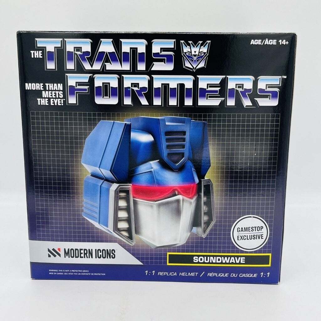 Hasbro Modern Icons Transformers Soundwave Helmet Replica GameStop ...