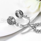 Mens Stainless Steel Hip Hop DJ Audio Headphone Pendant Music Necklace ...