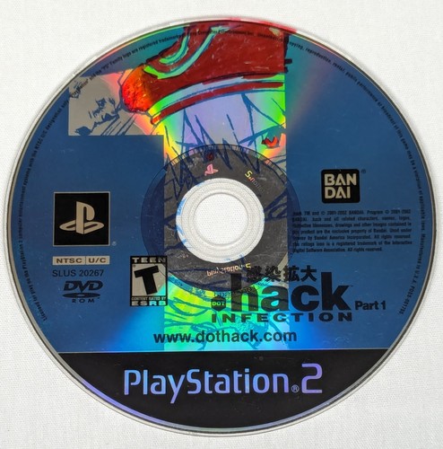 Dot .hack Part 1: Infection PlayStation 2 PS2 - Does Not Play ...