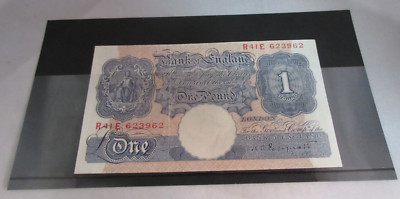 1940 £1 ONE POUND BANK NOTE MARCH 1940 PEPPIATT BLUE VF-EF R41E 623962 ...