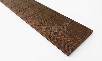 Wenge guitar fretboard, fingerboard 24.75" Gibson ® scale, slotted R 12 ...