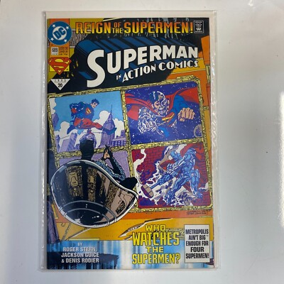 Comic Book Superman Action Comics 689 | eBay