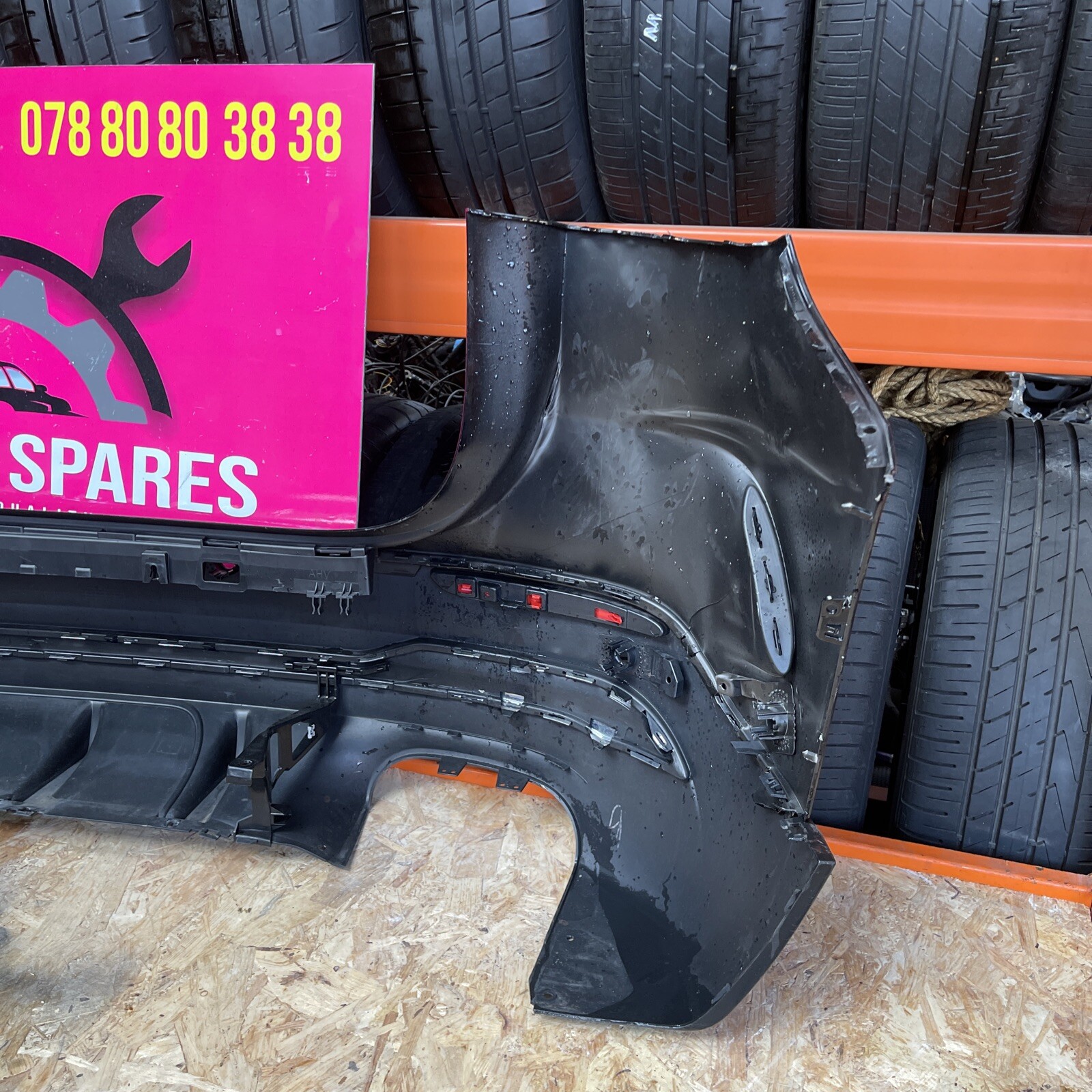 2020 2021 MERCEDES GLA AMG Line REAR BUMPER & DIFFUSER & STRIP ...