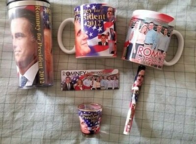Mit Romney Election Souvenir, Thermal Mug, Mugs, magnets, pen | eBay