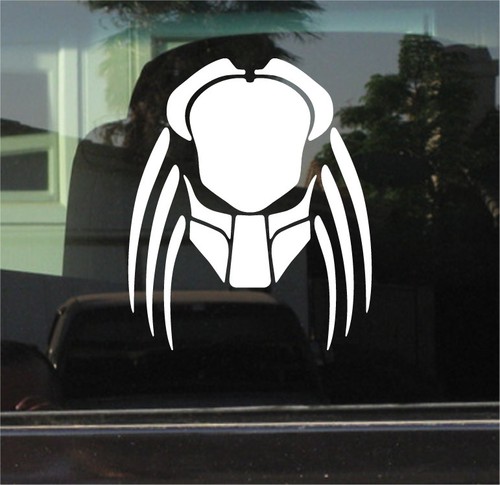 PREDATOR MASK VINYL STICKER | eBay