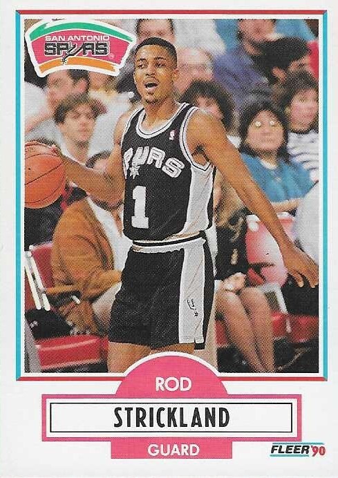 Rod Strickland 1990 Fleer #173 San Antonio Spurs | eBay