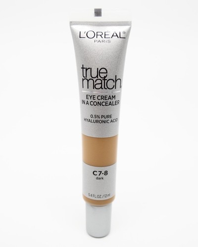 L’Oréal Paris True Match Eye Cream in a Concealer 0.5% Hyaluronic Acid ...