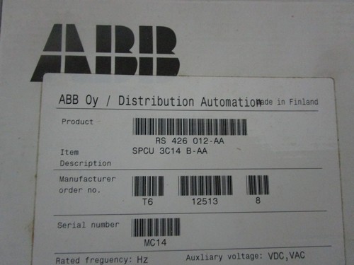ABB SPCJ4D34-AA RS426 012-AA module | eBay