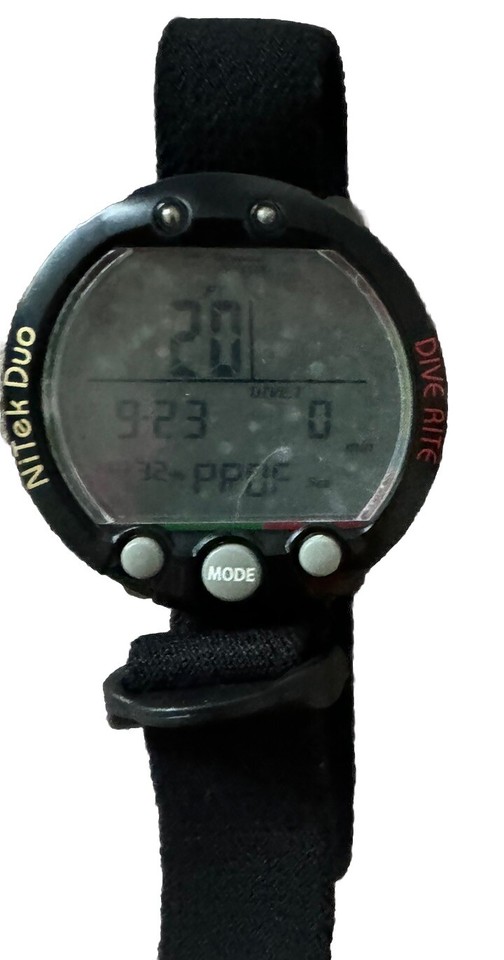 Dive Rite Nitek Duo Scuba Dive Computer With 3 Wrist Strap Options | eBay