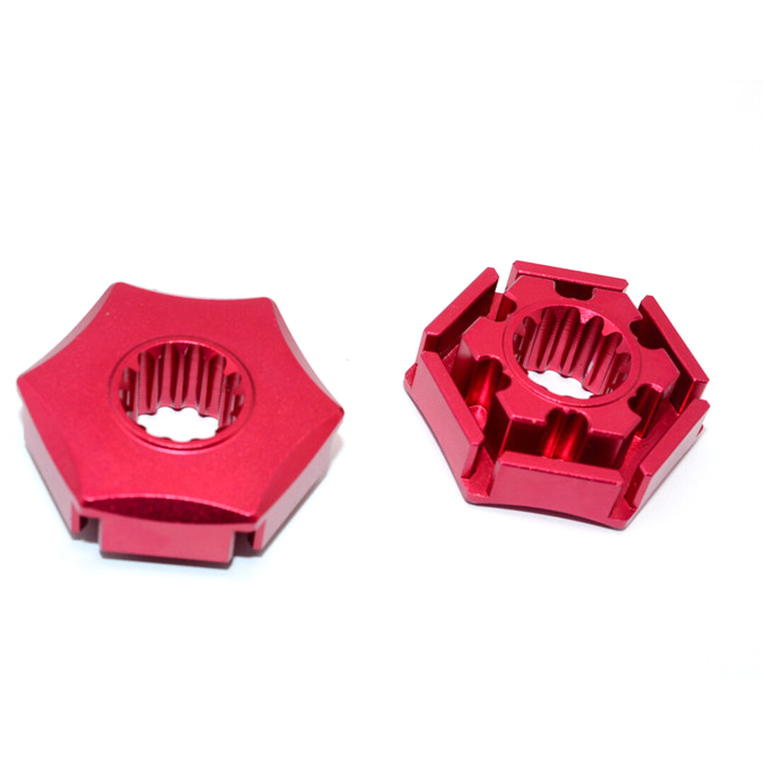 GPM Racing Aluminum Wheel Hex Claw +3mm Red : Traxxas X-Maxx | eBay