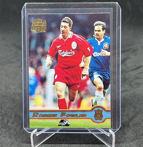 ROBBIE FOWLER 1997-98 Merlin Premier Gold Soccer Card LIVERPOOL #91 PSA ...