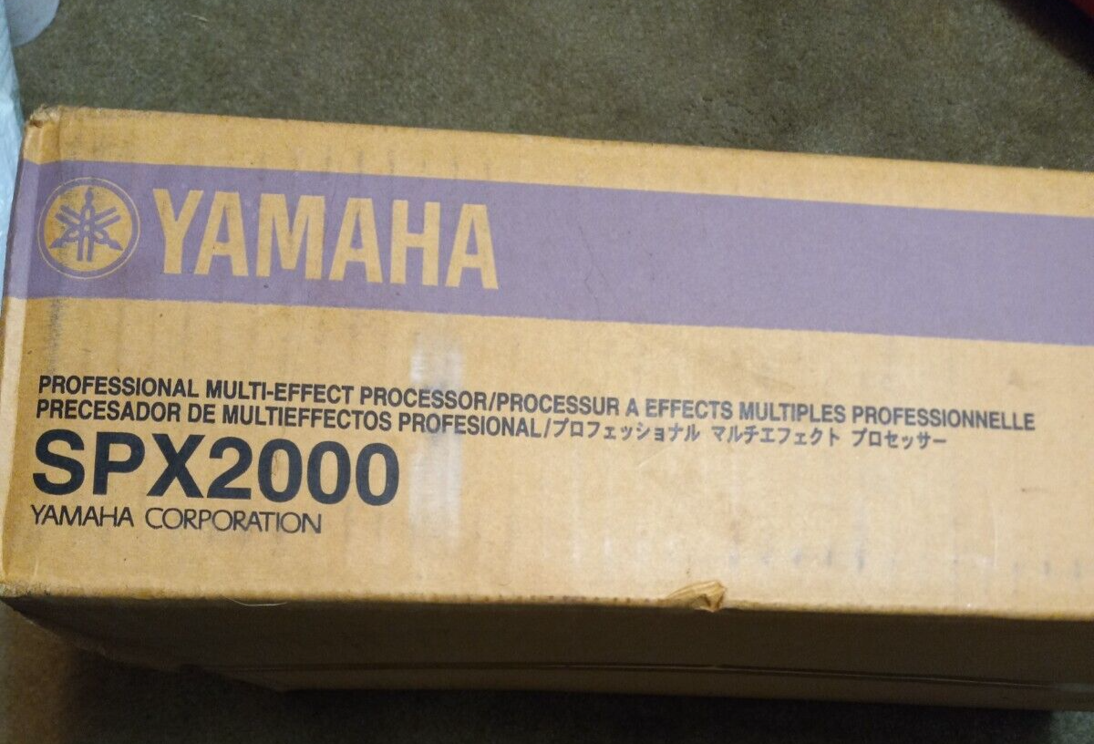 NEW Yamaha SPX2000 Digital Multi-Effects Processor in factory sealed ...