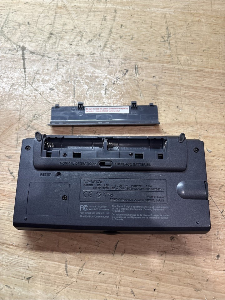 Casio Boss SF-6700SY 256KB PDA Business Organizer Scheduling System | eBay