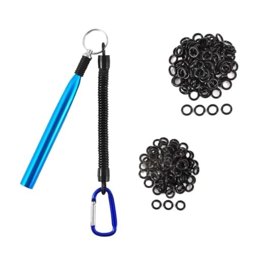 Wacky Rig Tool with Silicone O Rings, 100Pcs for 3"-4" Senko Worms and ...
