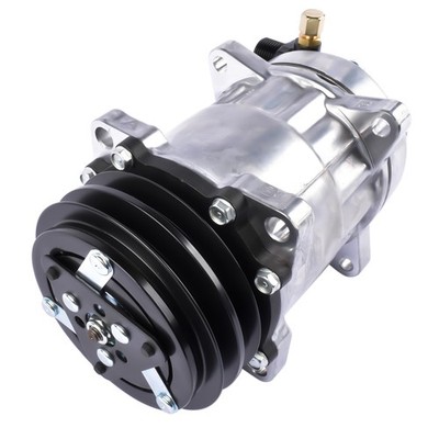 TM16 A/C Compressor with 2 Grooves 6 Cylinders 12 Volt Clutch Assembly ...