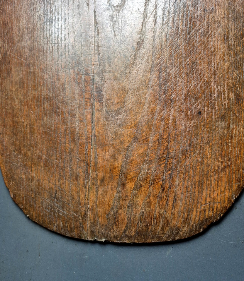 An early 19th century Welsh oatcake peel in oak, of superb colour and ...