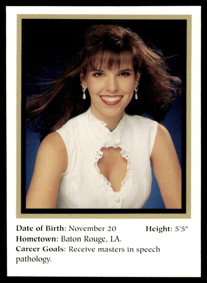 1994 Sideliners Pro Football Cheerleaders Fran Messina New Orleans ...