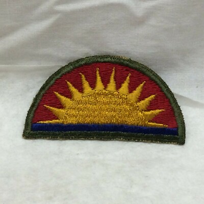 Vintage Military Patch Army 41st Infantry Division Dark Blue OD Border ...