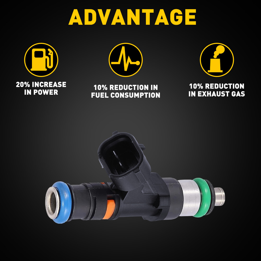 Set of 6 Fuel Injectors For Nissan Frontier Xterra 4.0L 0280158007 ...