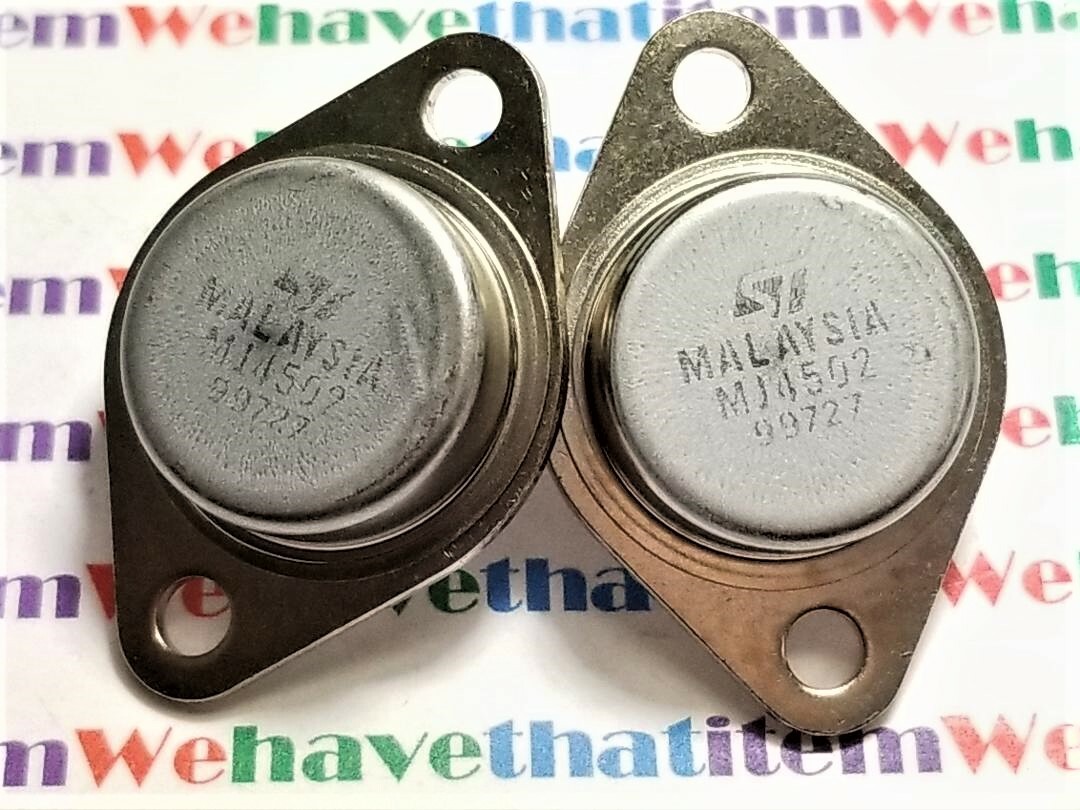 MJ4502 / TRANSISTOR / TO3 / ST MICRO / 2 PIECES (qzty) | eBay