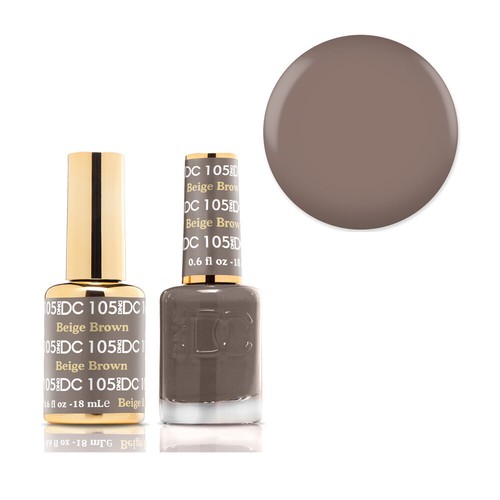 DND 105 Beige Brown - DC Collection Gel & Lacquer Duo 18ml | eBay