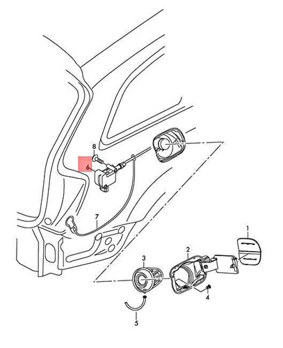 Genuine Throttle control element AUDI Q7 4L 4L0810773D | eBay