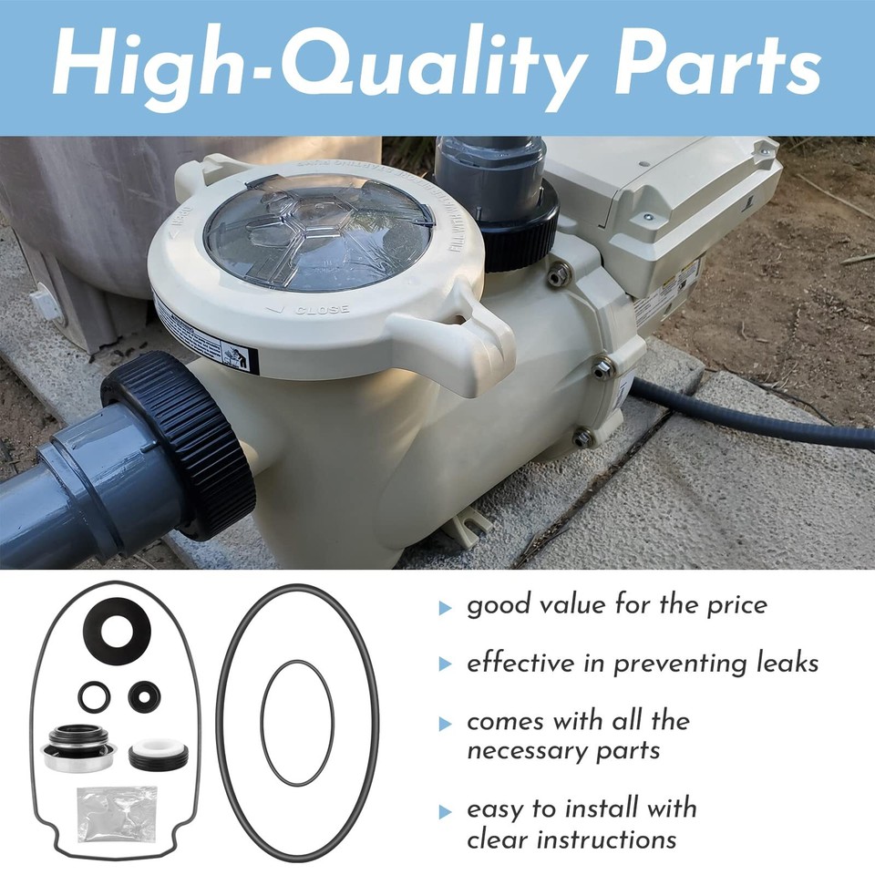 O-Ring Rebuild Repair Kit for Pentair WhisperFlo/IntelliFlo Pool Pump ...