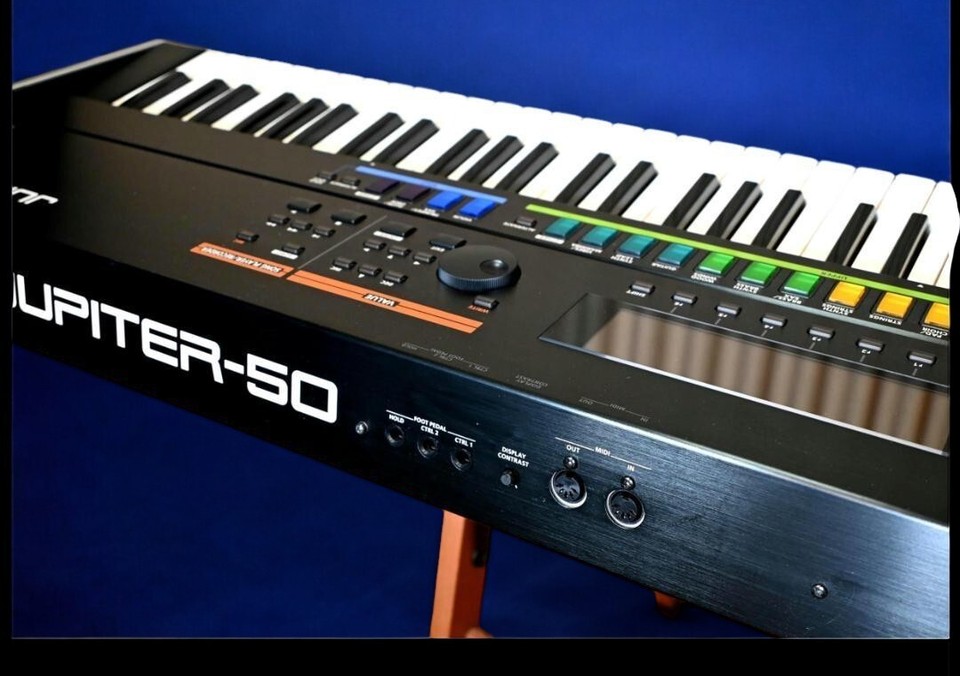 Roland Jupiter 50 Keyboard Synthesizer Tested/working | eBay