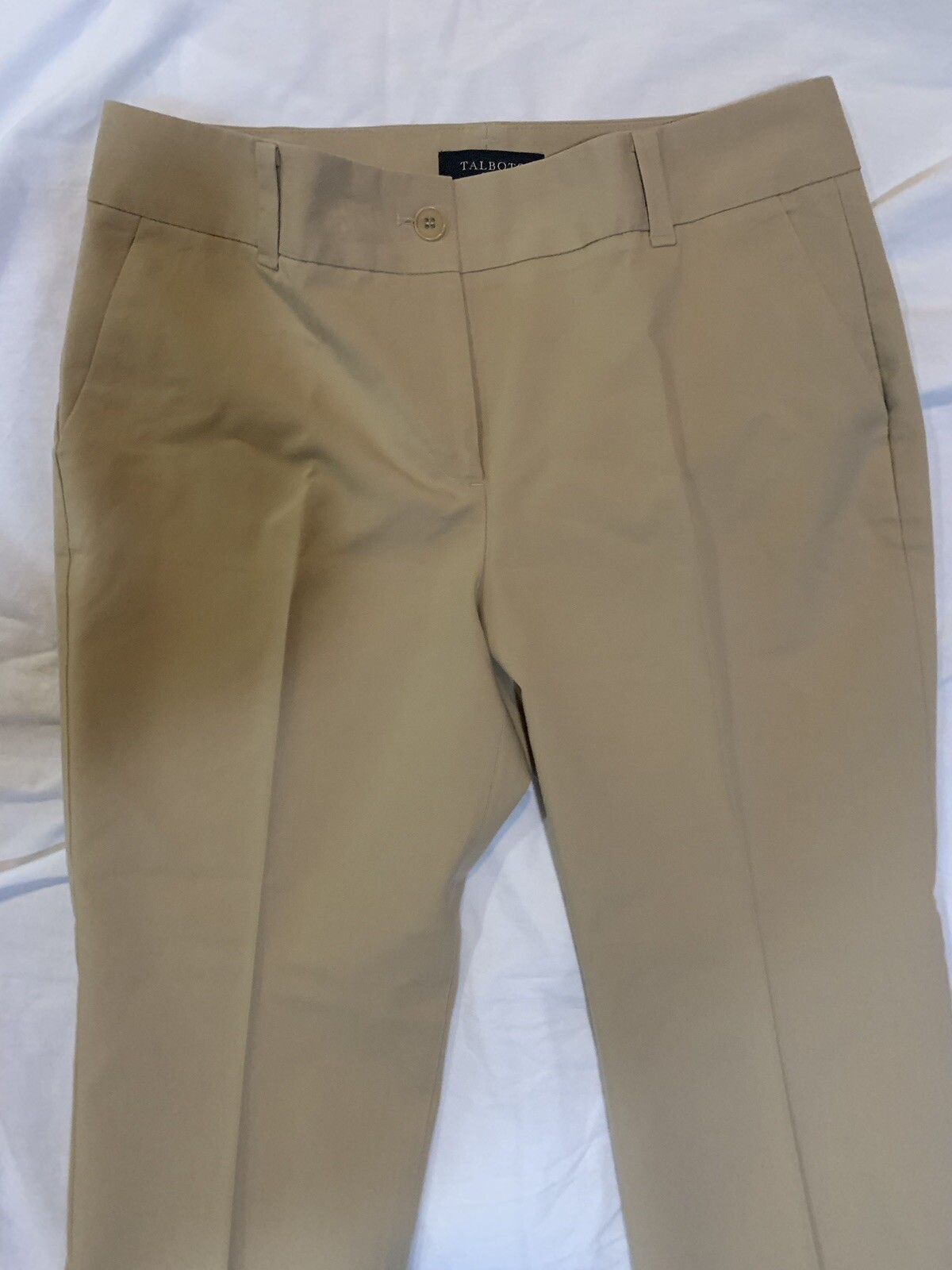 Talbots Heritage Tan Bootcut Pants/slacks Size 10P - Gem