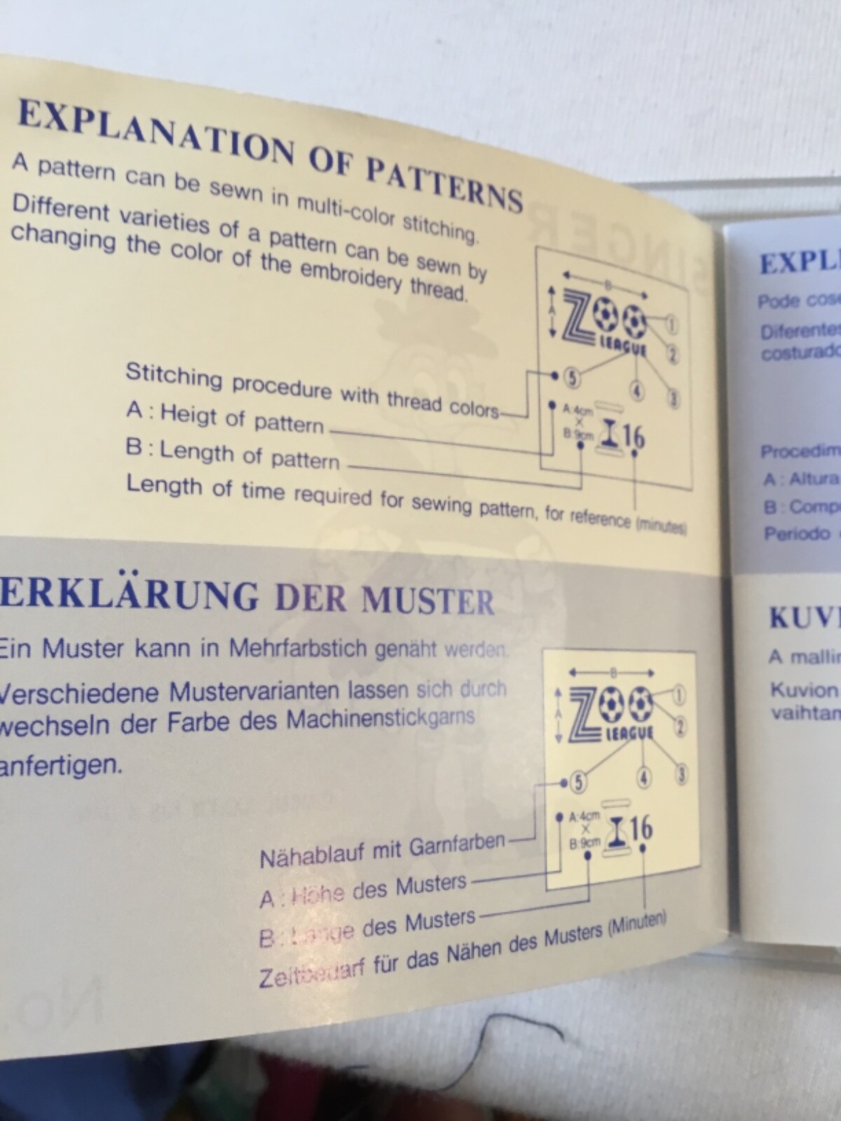 Embroidery Card Number 9 Singer Quantum XL100 Sports Patterns | eBay