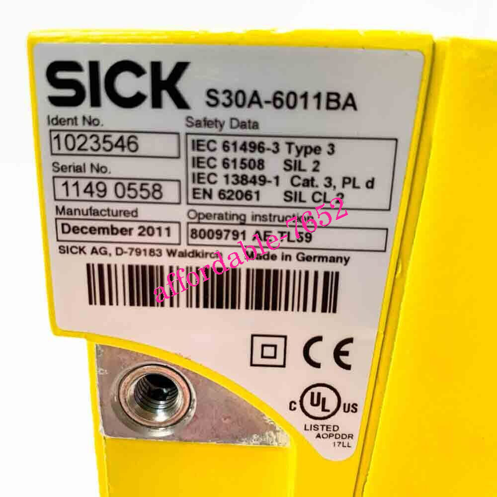 SICK S30A-6011BA Laser Safety Scanner Brand New Fast Shipping FedEx or ...