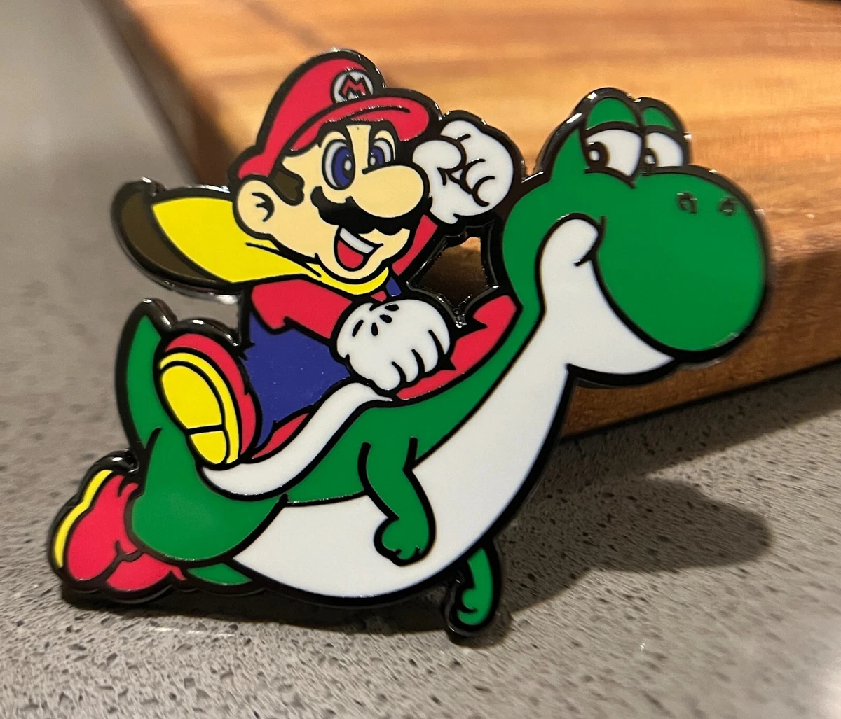 Mario Riding Yoshi Super Mario World