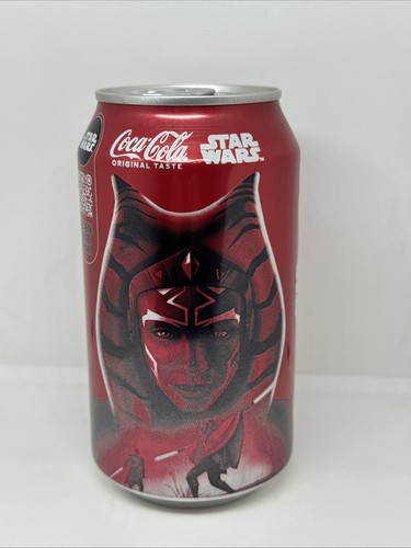 Jedi Ahsoka Tano Star Wars Coca Cola Collectible Coke Can 2025 Clone ...