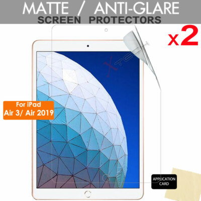 2x MATTE Anti Glare Screen Protectors for Apple iPad Air 3, iPad Air ...