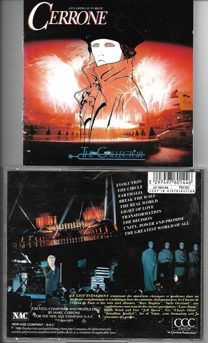 CD CERRONE THE COLLECTOR LIVE OPERA FUTURISTE 10T DE 1988 TBE RARE ...