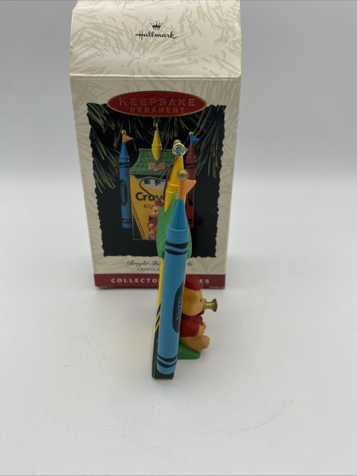 Vintage Bright Shining Castle BoxHallmark 1993 Crayola Crayon Ornament ...