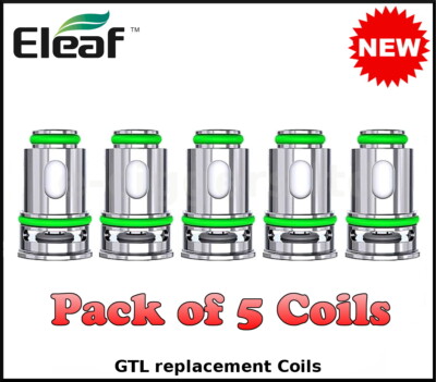 ELEAF GTL Coils - Spare Replacement Atomizers 0.4, 0.8, 1.2 Ohm - 100% ...