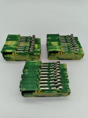 Wago 281-657 4MM Conductor Ground Terminal Block Lot of 30 | eBay