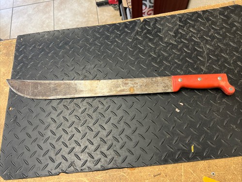 Vintage Hansa No. 127 Machete 18” Long Red Handle - Made in Ecuador | eBay