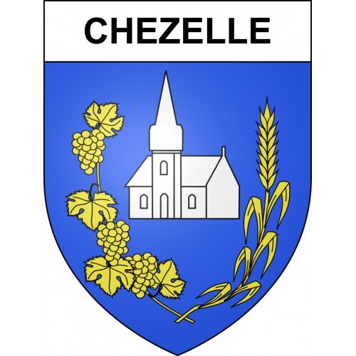 Chezelle 03 ville sticker blason écusson autocollant adhésif | eBay