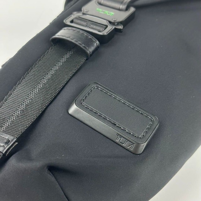 Tumi Razer Bozeman Sling Bag Black Green Nylon Travel 798701DGR for ...