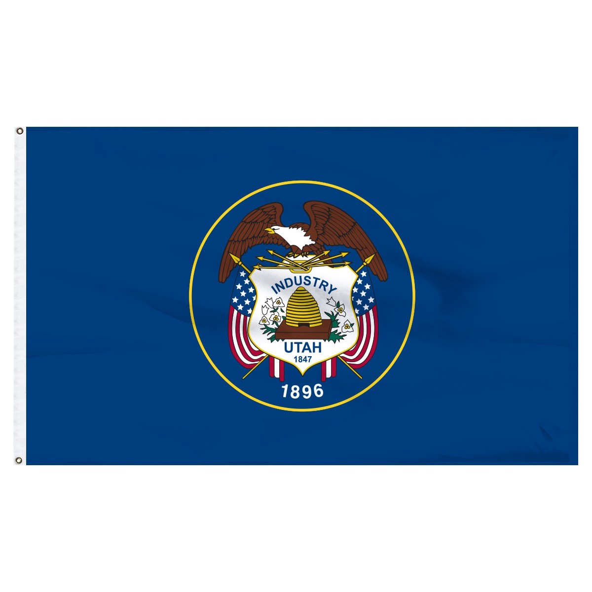 Utah Flag Coloring Page 907x537