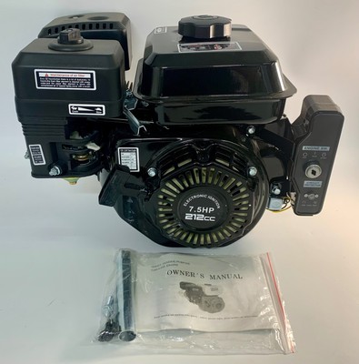 7.5HP 212cc Gas Engine Electric Start Side Shaft Motor Gas Engine 4 ...