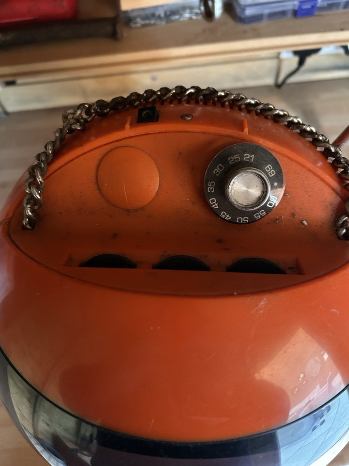 JVC Videosphere Television TV orange space helmet astronaut 1970s ...