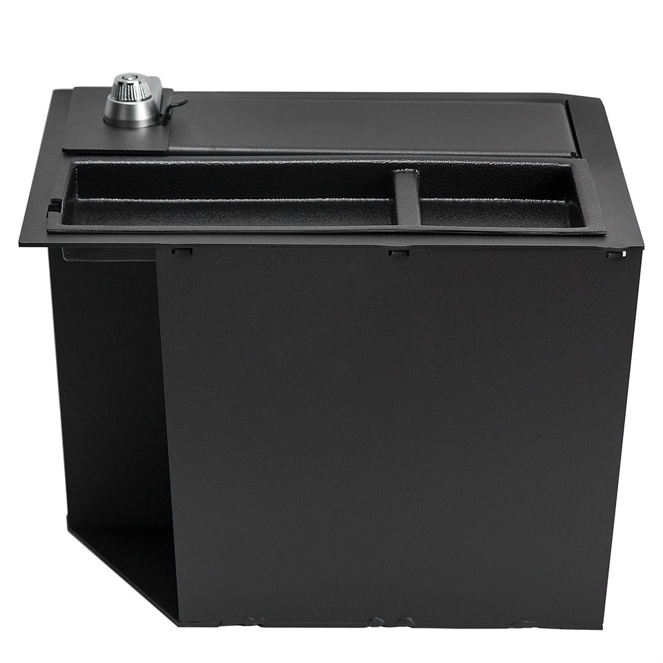 For TOYOTA Tundra 14-2020 2021 Center Console Safe GUN Storage Lock Box ...